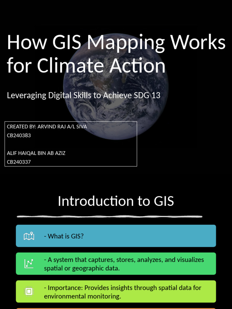 GIS Mapping SDGS Infographic | PDF | Geographic Information System | Remote Sensing