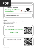 Y9 Corbett Practice Question Links | PDF | Quadratic Equation | Mathematics