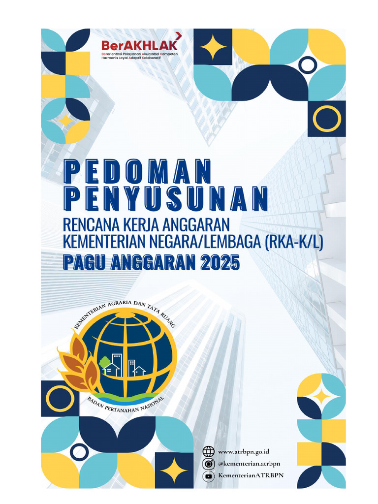 Pedoman Penyusunan RKAKL PA 2025 - Final | PDF