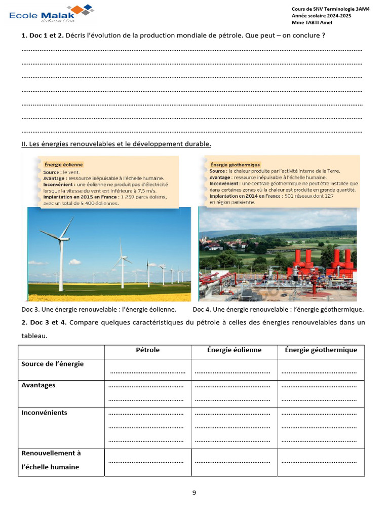 Chapitre 3 - Activité 2 - Exploitation Des Ressources Naturelles ...