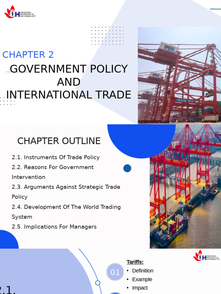 CHAPTER 2 - GOVERNMENT POLICY INTERNATIONAL TRADE ...