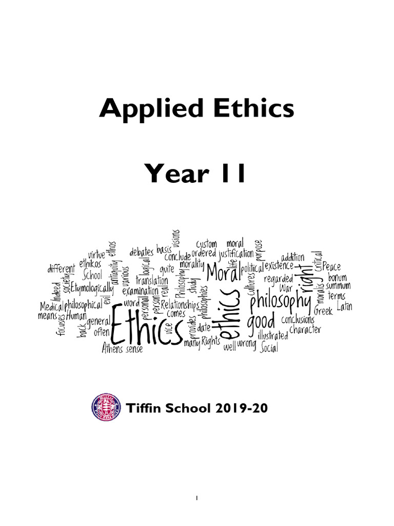 1. Intro & Medical Ethics booklet 2019 (1) | PDF | Golden Rule ...