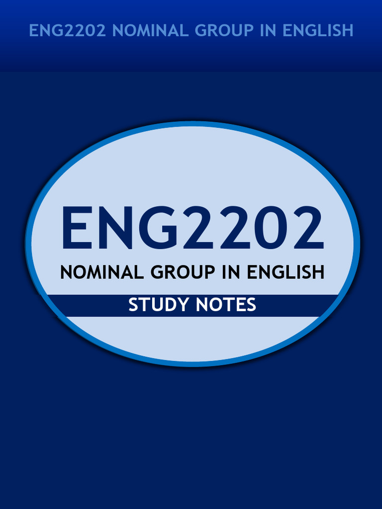 Understanding Nominal Groups in English | PDF | Clause | Pronoun