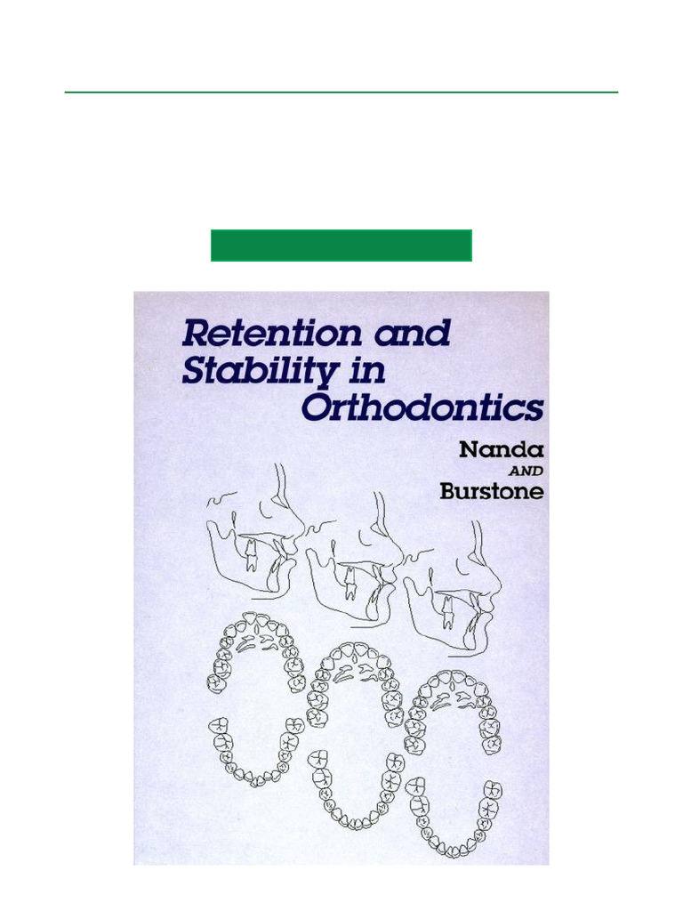 Retention and Stability in Orthodontics, 1st Edition Multiformat ...