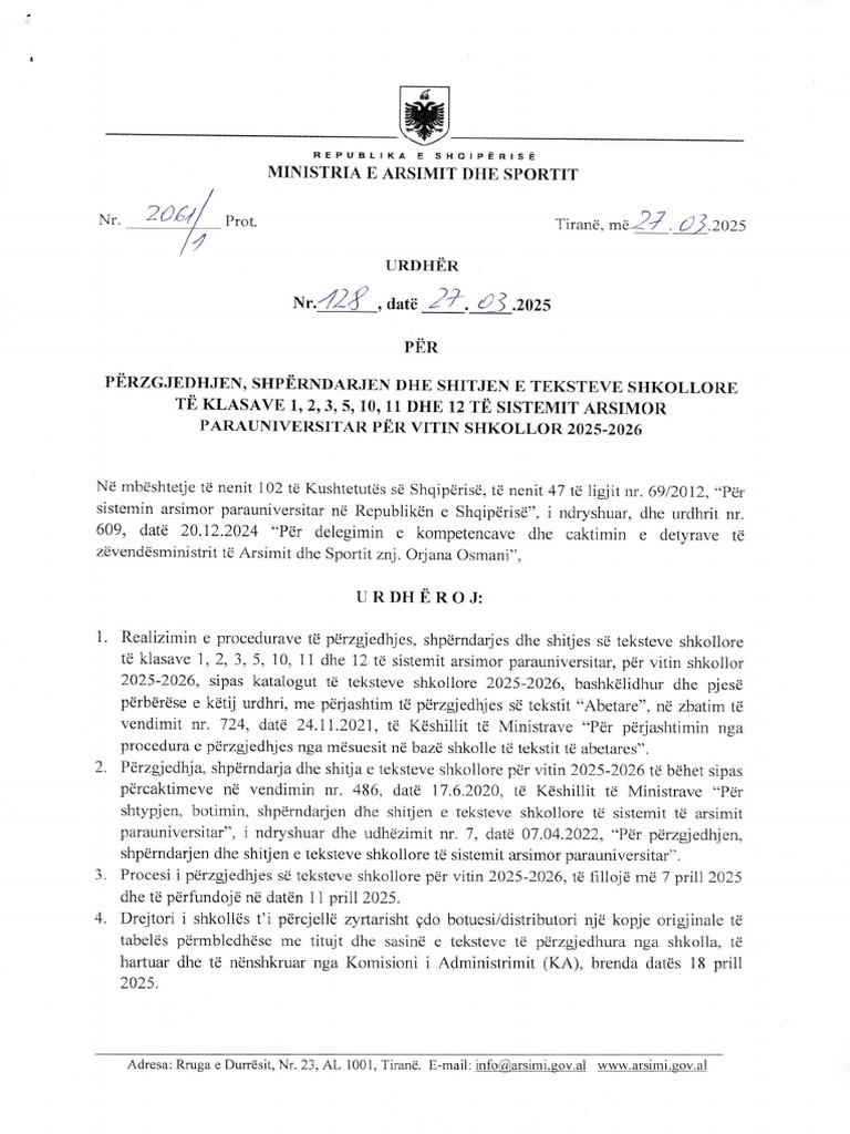 Urdher 128 dt.27.03.2025 | PDF