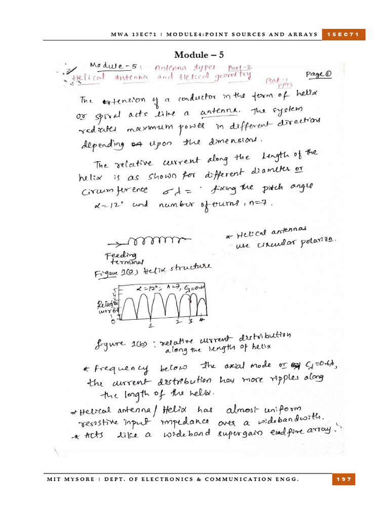 Module 5 - POINT SOURCES AND ARRAYS | PDF