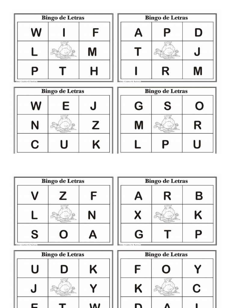 Bingo Das Letras | PDF