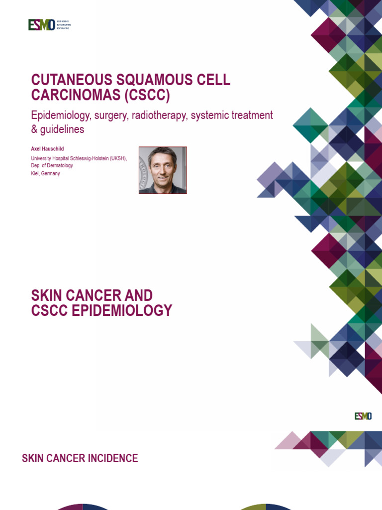 E Learning Cutaneous Squamous Cell Carcinomas CSCC | PDF | Skin Cancer | Cancer