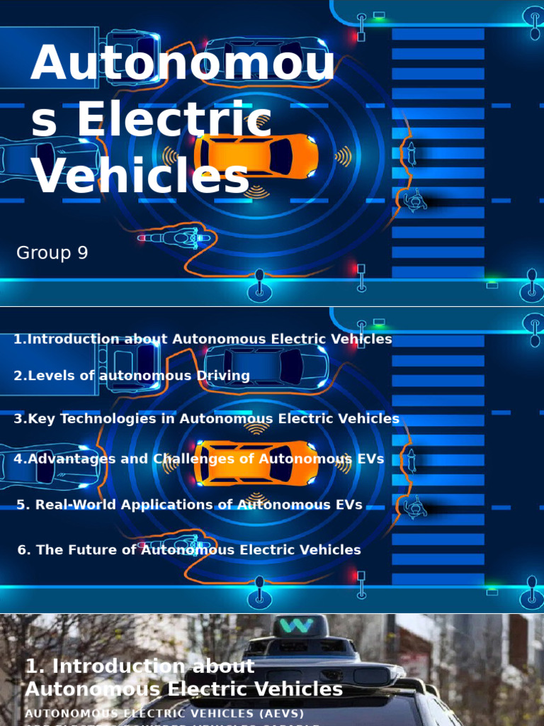 Understanding Autonomous Electric Vehicles | PDF | Vehicle Technology ...