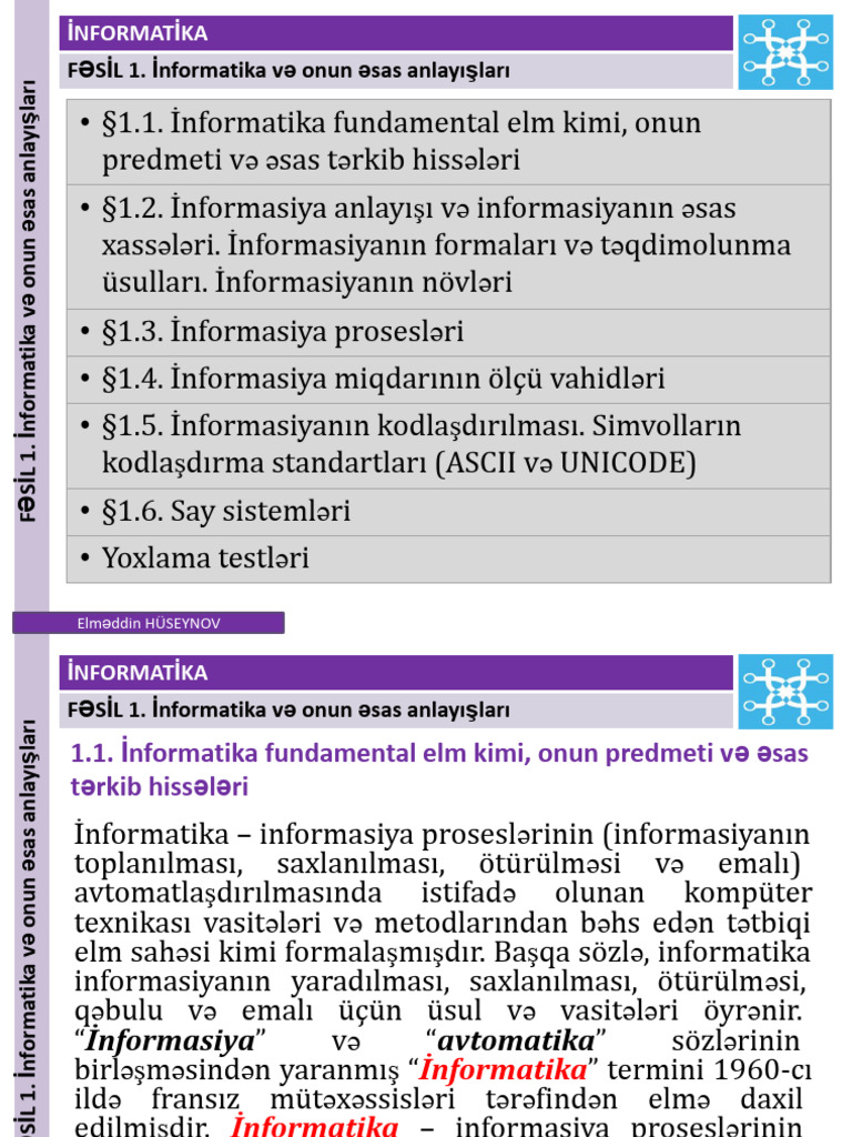 1.F-sil_Informatika v- onun -sas anlay---(SON).pptx | PDF