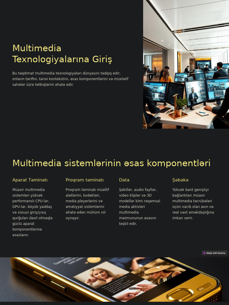 Multimedia Texnologiyalarina Giris | PDF