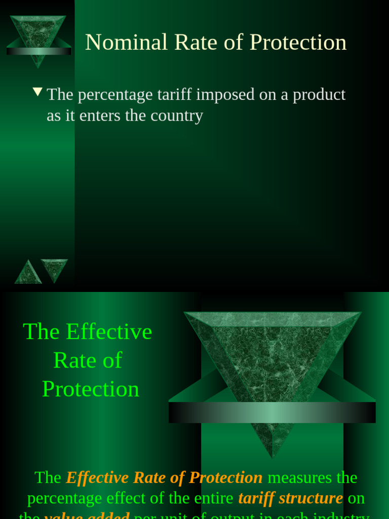 Effective Rate of Protection | PDF