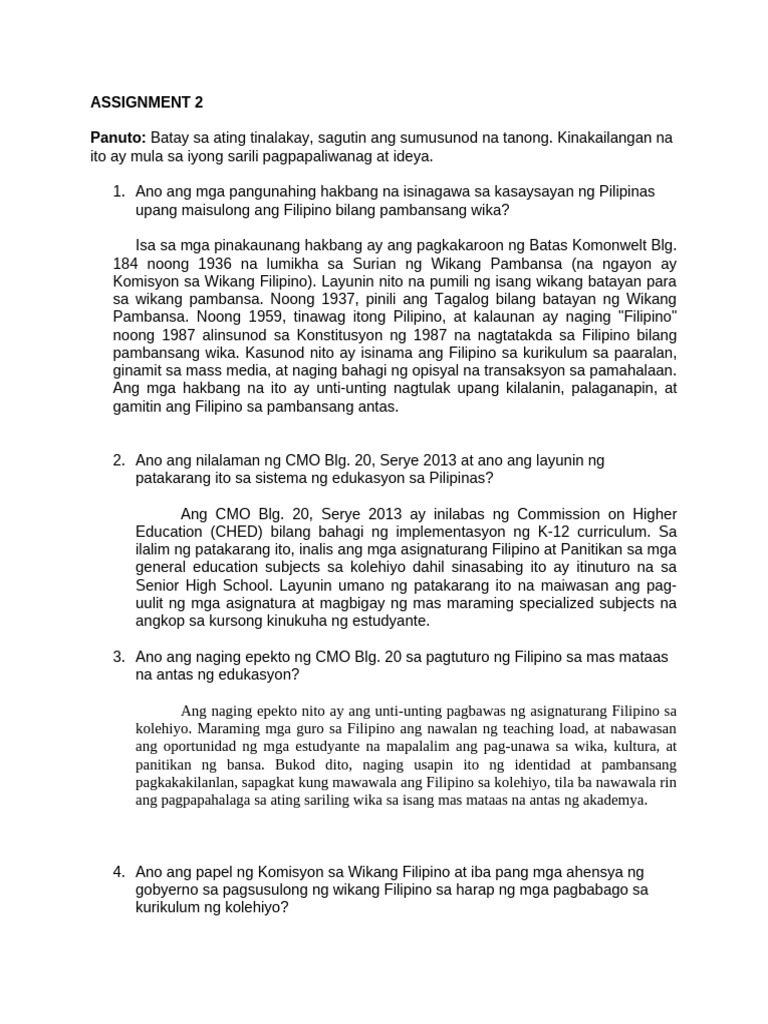Assignment 2 Pdf