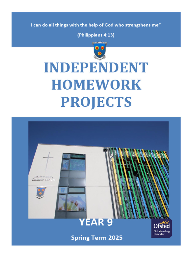 Year 9 Independent Homework Projects Guide | PDF | Antarctica | Homework