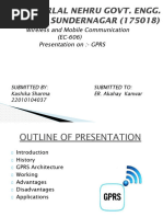 GPRS Architecture in Wireless Communication | PDF | General Packet ...