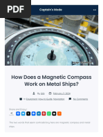 Parts of Magnetic Compass | PDF