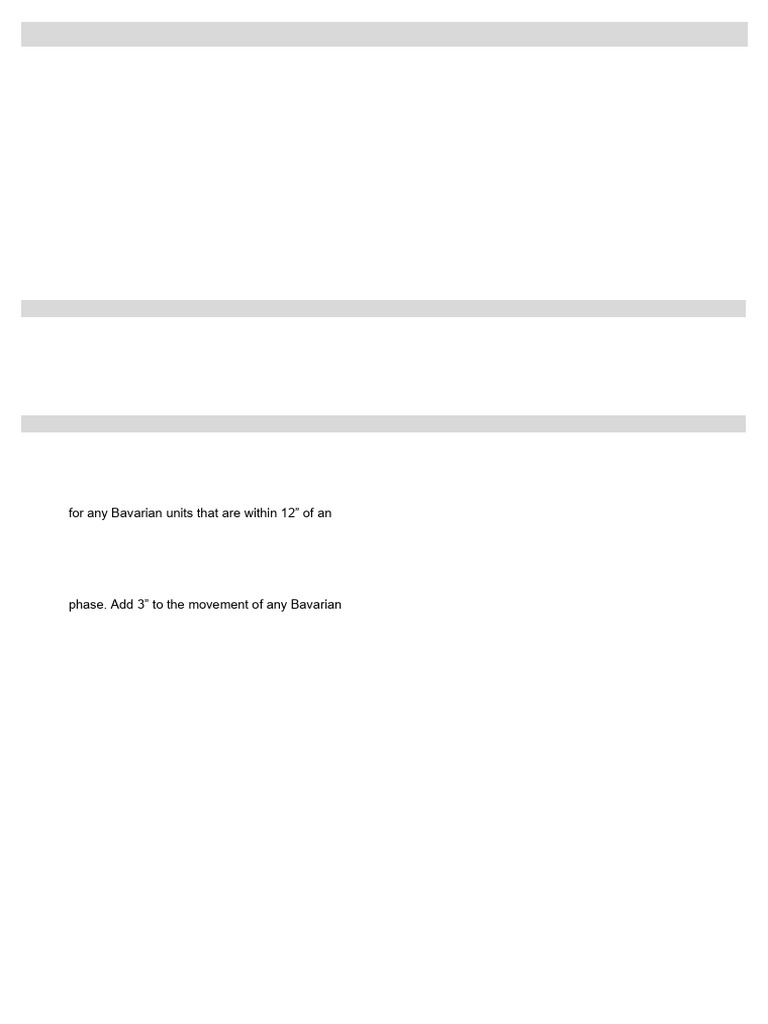 v3.1 Napoleonic Bavarian Army Sheet | PDF | Cavalry | Infantry