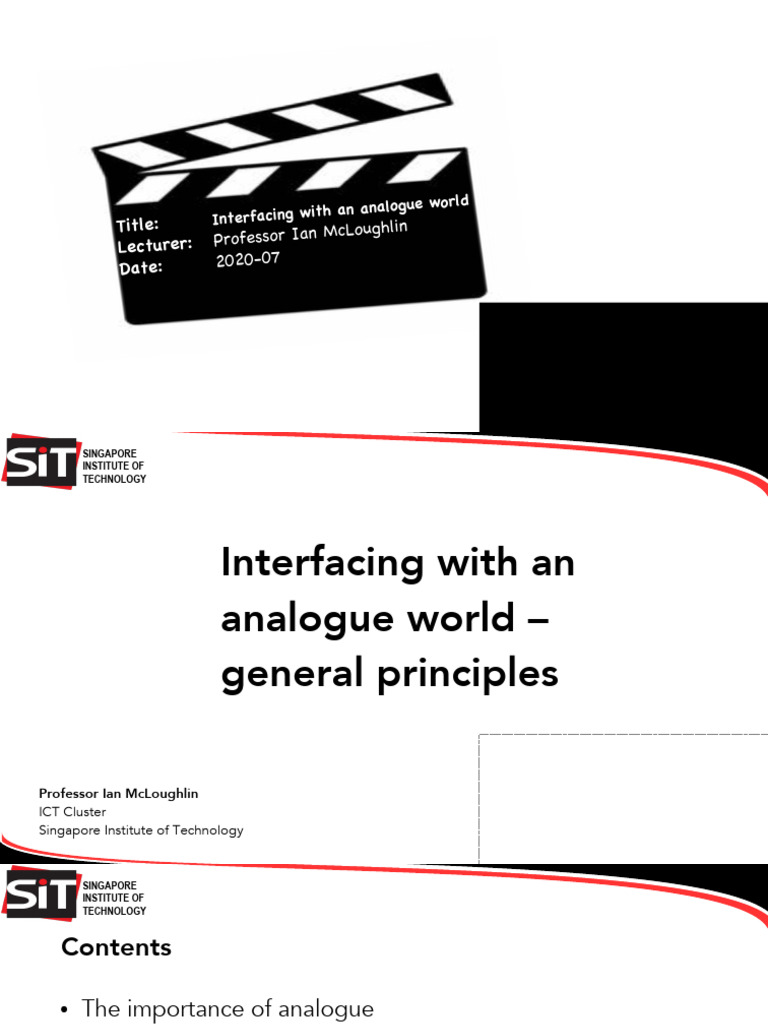 INF2004_WK4PREP_analogue_principles | PDF | Analog To Digital Converter | Sampling (Signal ...