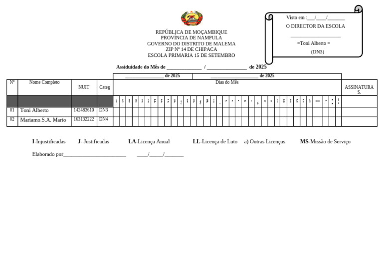 Efectividade Actualizado 2025 | PDF