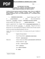 DMRE 71 MOCC Application Form For Examination | PDF | Mining