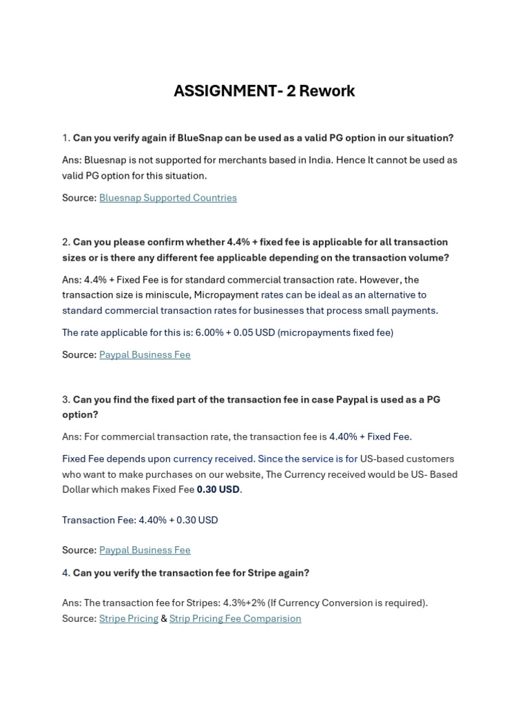 Assignment - 2, PG RW QnA | PDF