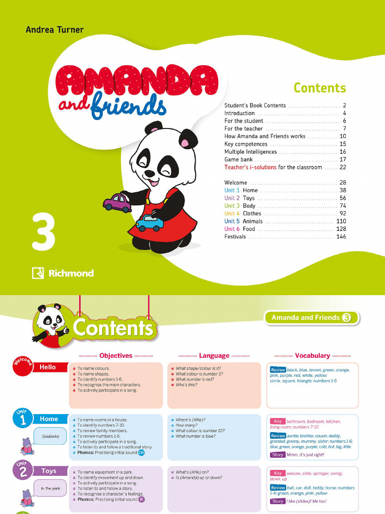 Sách Giáo Viên Điện Tử - New Amanda & Friends 3 | PDF