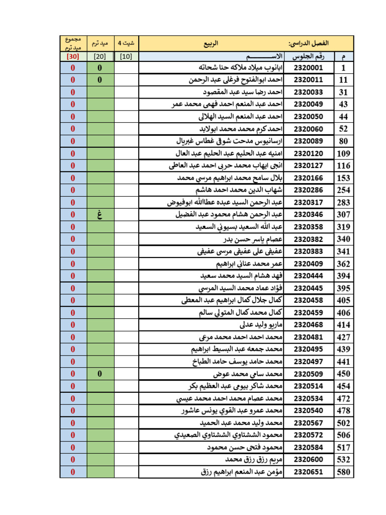 LEVEL2 Midterm YW Java (1) - StudentsProblems No-Sheet4 | PDF