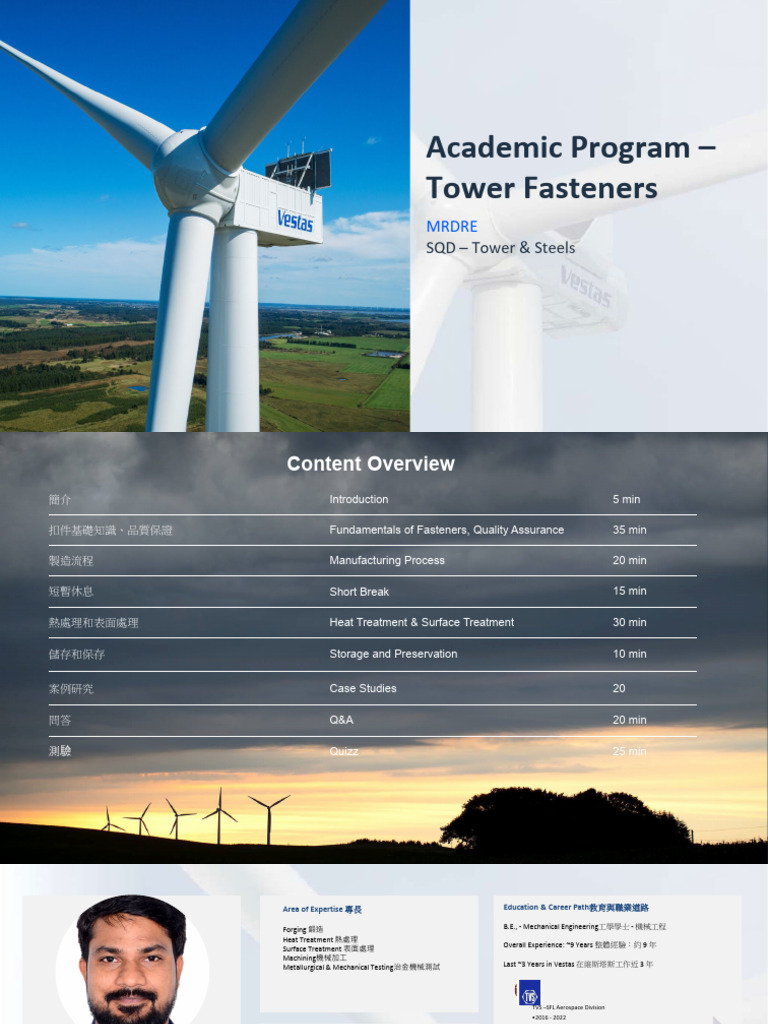 (external)_ZN_-_Academic_Program_-_Tower_Fasteners_contents_CN_ver (1) | PDF | Heat Treating ...