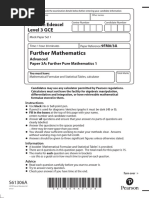 Shadow Paper Edexcel Maths | PDF | Mathematical Objects | Mathematical ...
