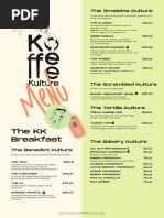 Koffee Kulture Menu | PDF | Pesto | Salad