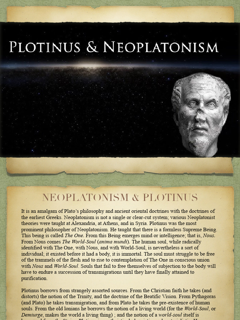 NEOPLATONISM and MIDDLE AGES | PDF | Neoplatonism | Just War Theory