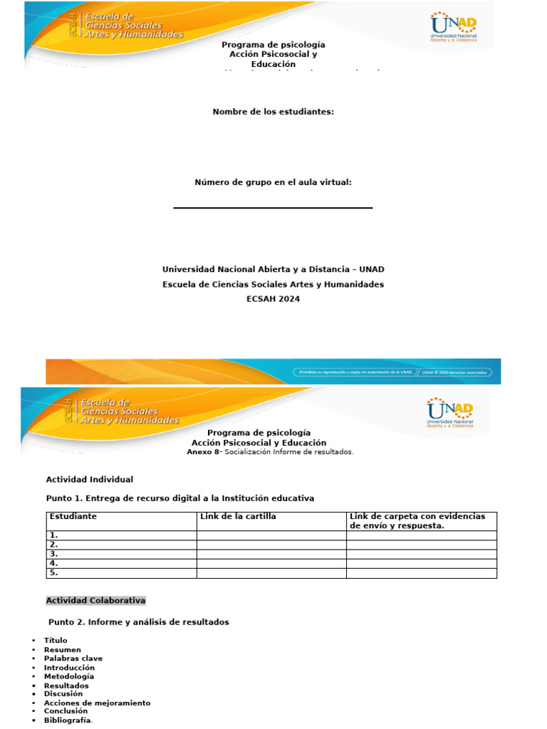 Anexo 7 - Socialización Informe de Resultados. | PDF