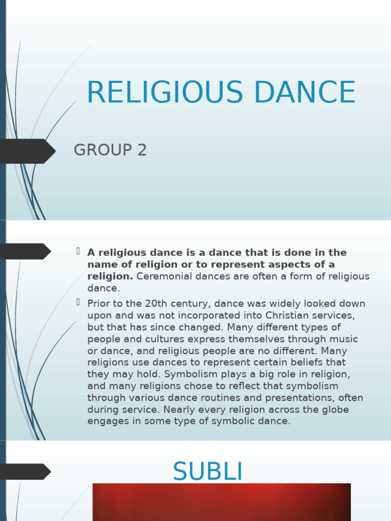 Religious Dance Pe | PDF