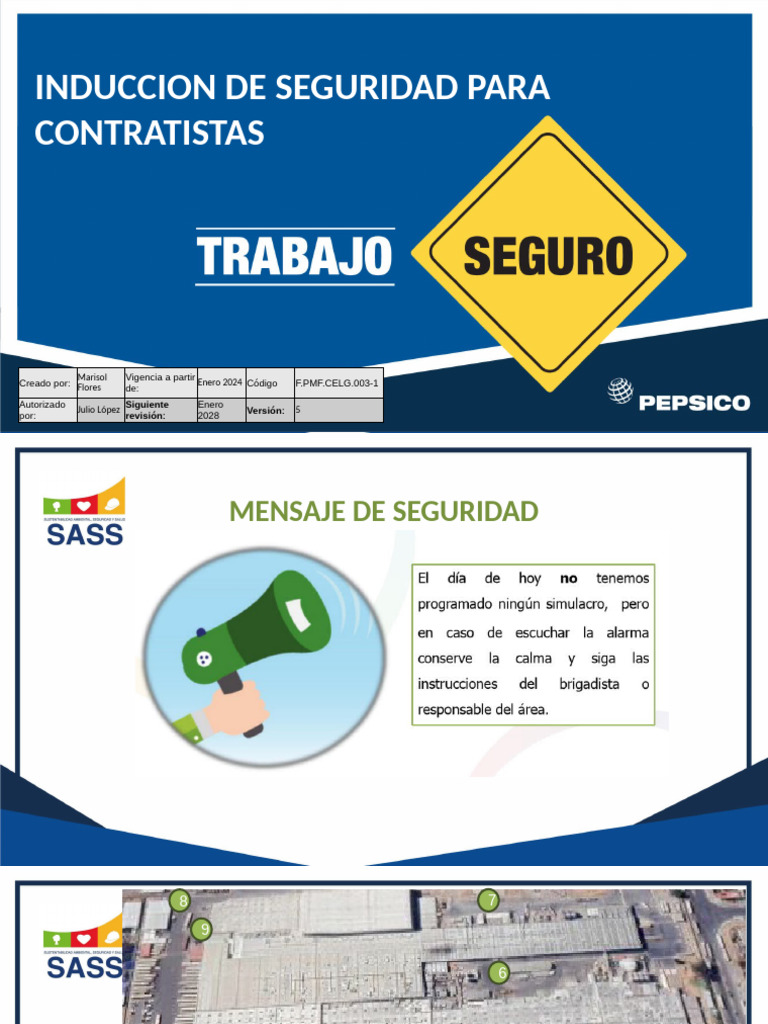 F.PMF.CELG.003-01 Inducci n de Seguridad a Contratistas | PDF | Higiene Ocupacional | Riesgo