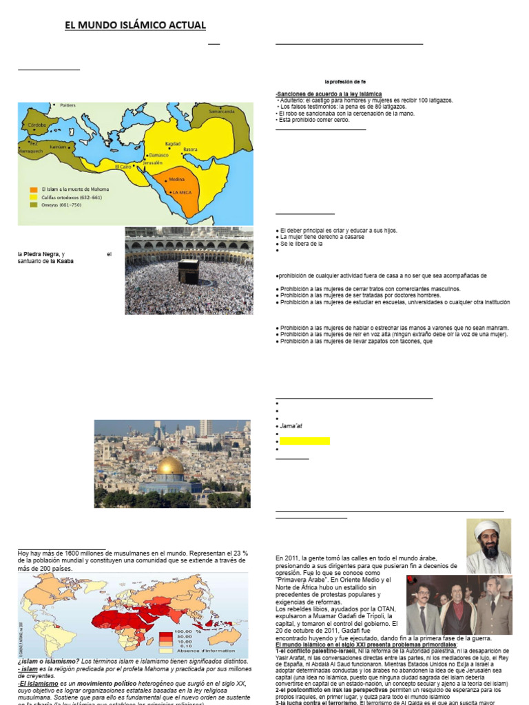 EL MUNDO ISLÁMICO ACTUALj | PDF | Mahoma | Corán