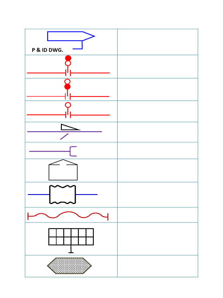 Piping Symbols | PDF | Valve | Pump