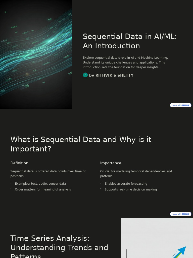 Sequential Data in AIML An Introduction | PDF | Machine Learning ...