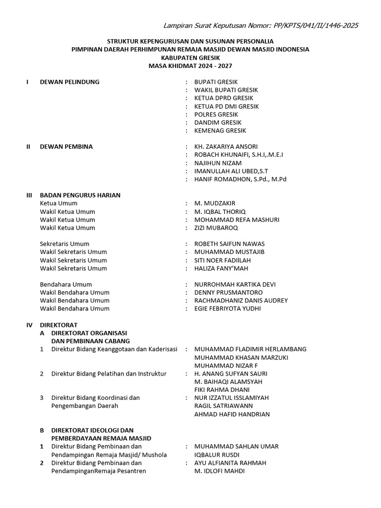 SK PD Prima Dmi 2025 | PDF