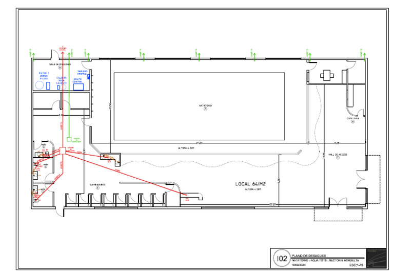 I02 Planta Desagues | PDF