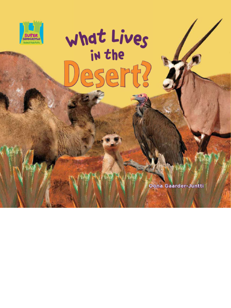 Reading Materials - What Lives in The Desert | PDF