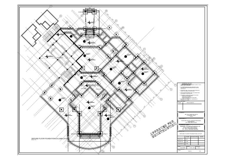 STR DETAILS5 GROUND FLOOR2-Model | PDF | Structural Engineering | Civil ...