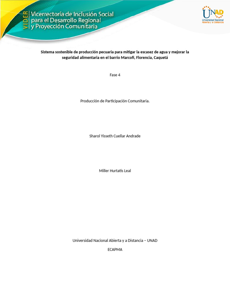 Producción Pecuaria Sostenible en Marcofi | PDF | Sustentabilidad ...