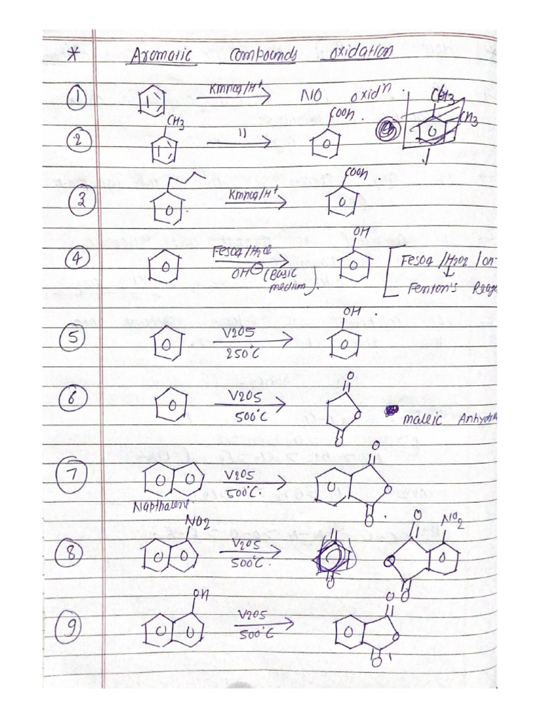 Aromatic Oxidation | PDF