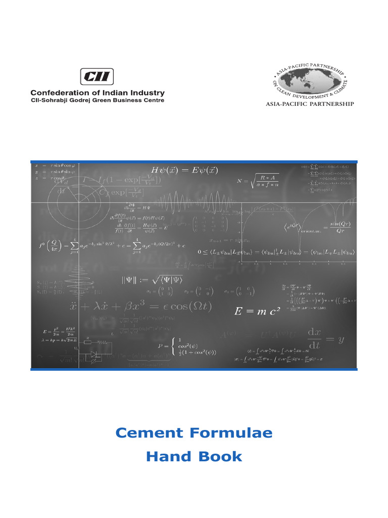 Cement Formulae Handbook | PDF | Net Present Value | Internal Rate Of ...
