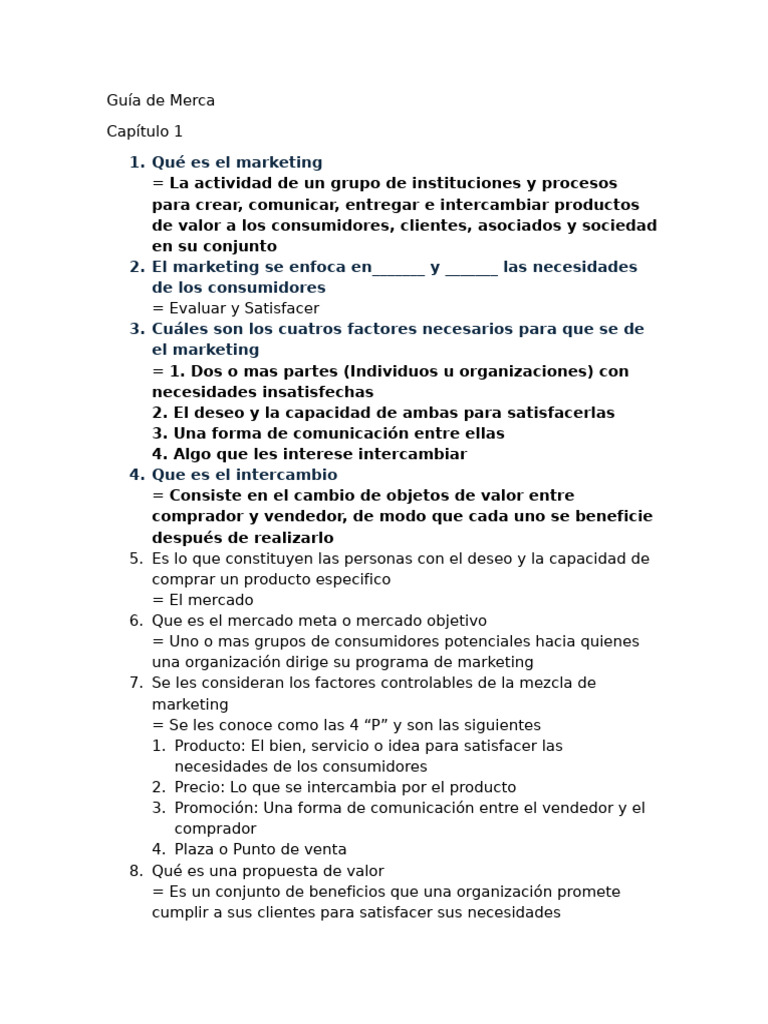 Guia de Merca | PDF | Marketing | Producto (Negocio)