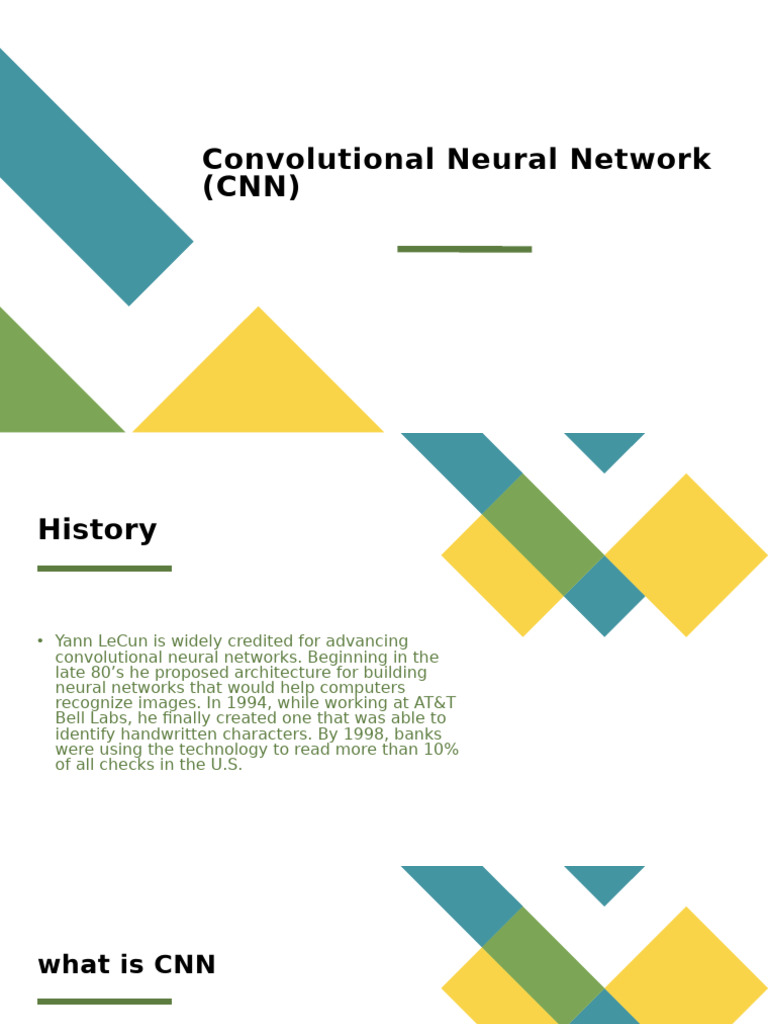 Convolutional Neural Network (CNN) | PDF