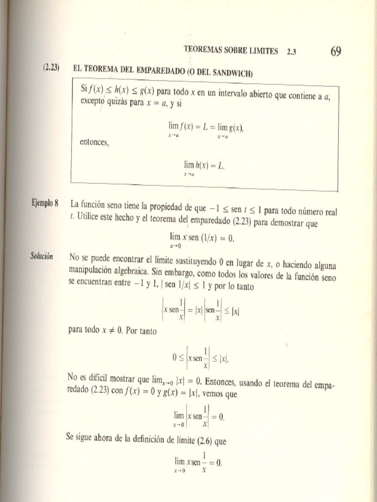 Tema 1.10 - Teorema de Estricción y Límites Trigonométricos - (8 PP ...