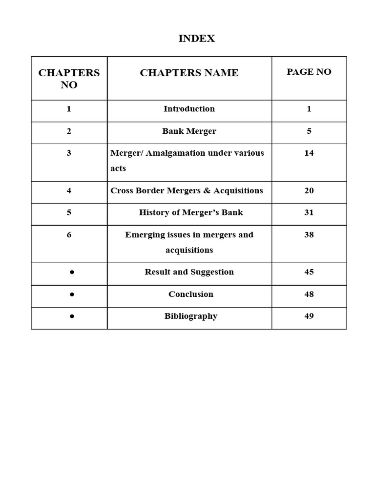 Understanding Bank Mergers and Acquisitions | PDF | Mergers And ...