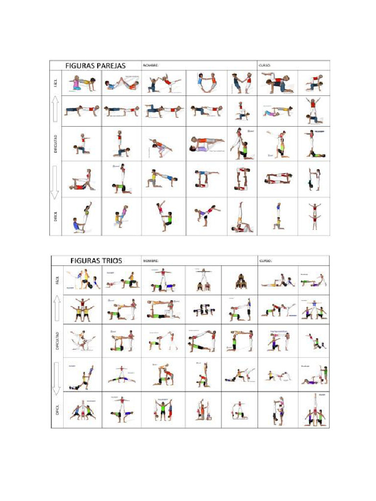 Figuras y Pirámides en Acrosport | PDF