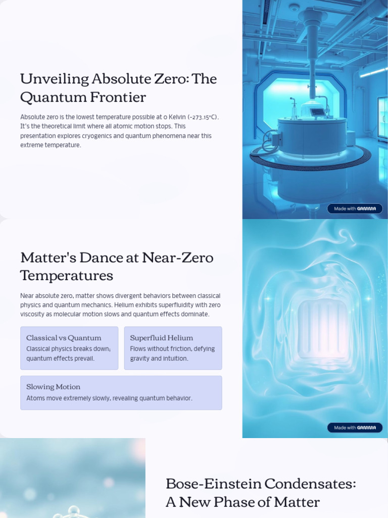Unveiling-Absolute-Zero-The-Quantum-Frontier | PDF | Superconductivity ...